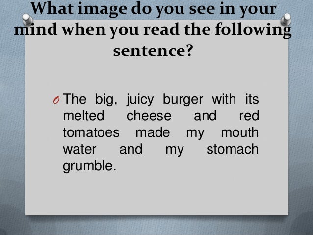 Imagery In A Sentence Example Slide Share Imagery In A Sentence Example Slide Share