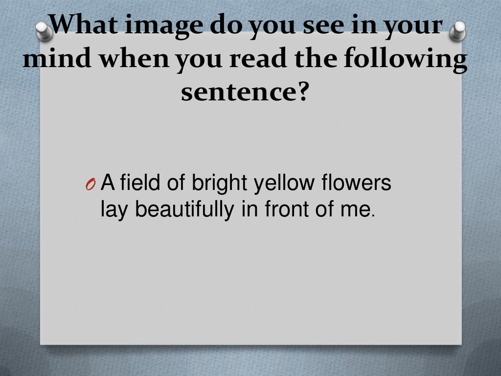 Imagery And Meaning Imagery And Meaning