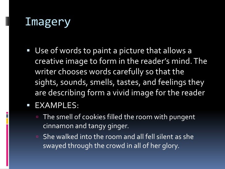 Imagery And Word Choice