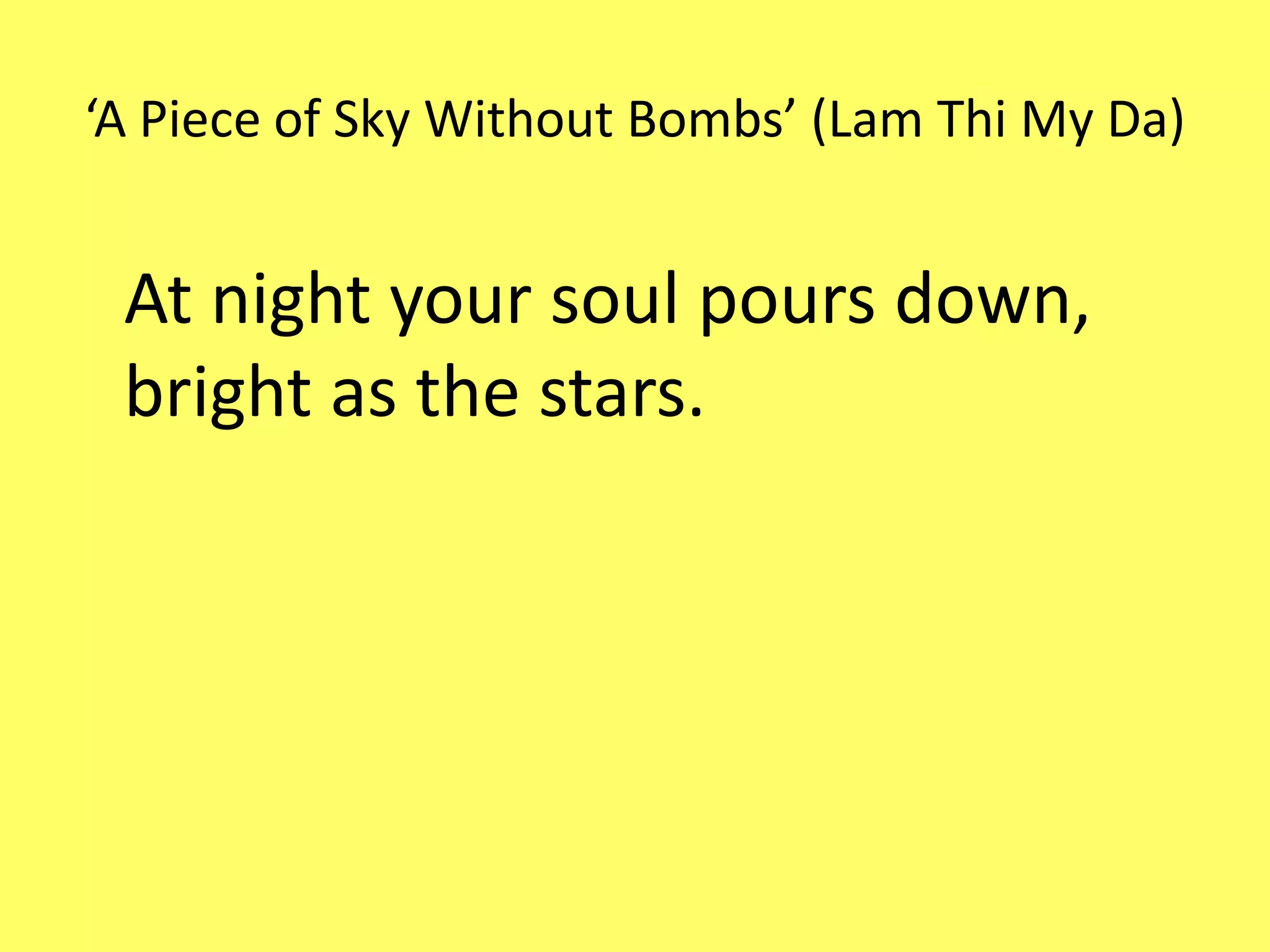 Imagery in Poetry | PPSX