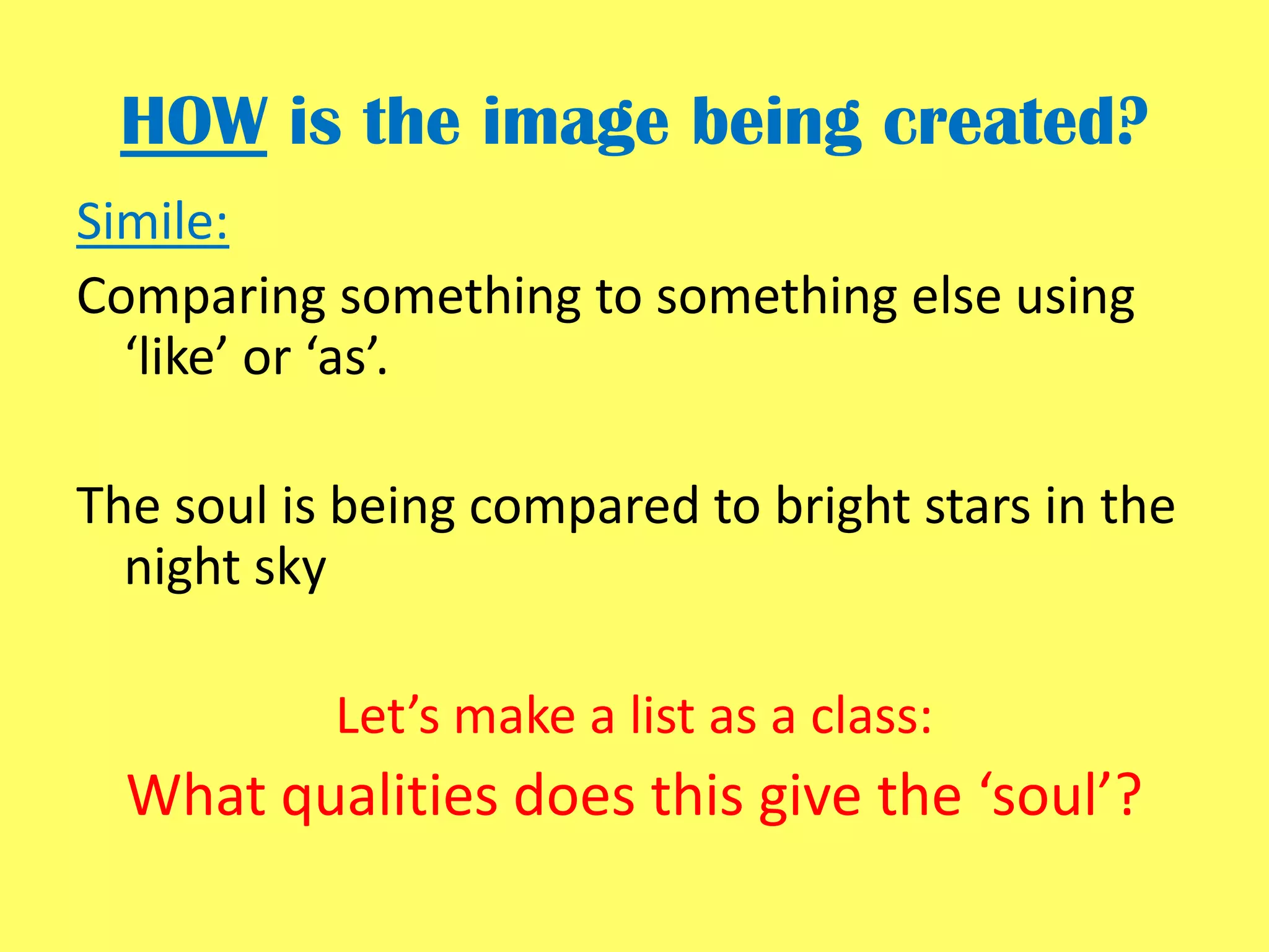 Imagery in Poetry | PPSX