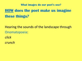 Imagery Examples In Poetry