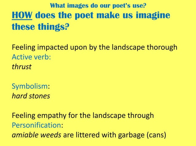 Imagery in Poetry | PPT