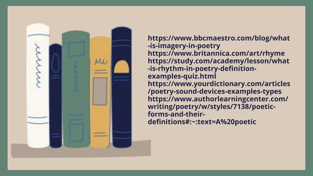 Elements Of Poetry PowerPoint With Sources | PDF
