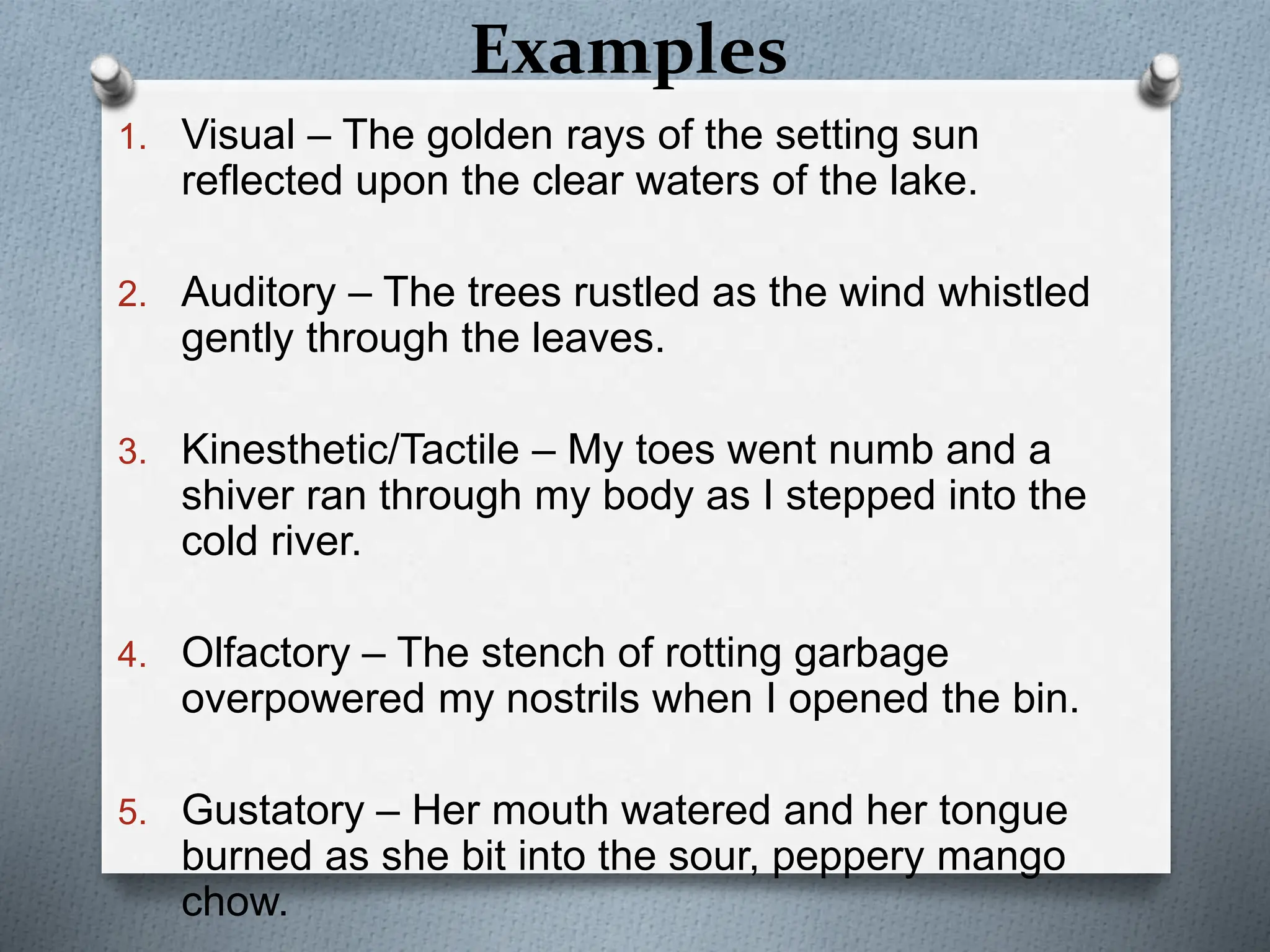 IMAGERY Powerpoint Presentation for Classroom Observation | PPTX