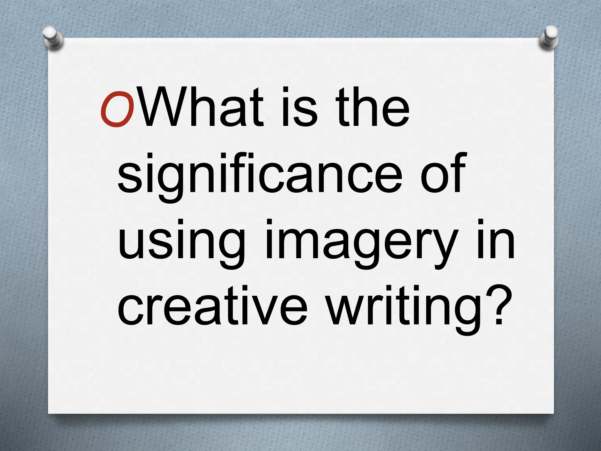 IMAGERY Powerpoint Presentation for Classroom Observation | PPTX