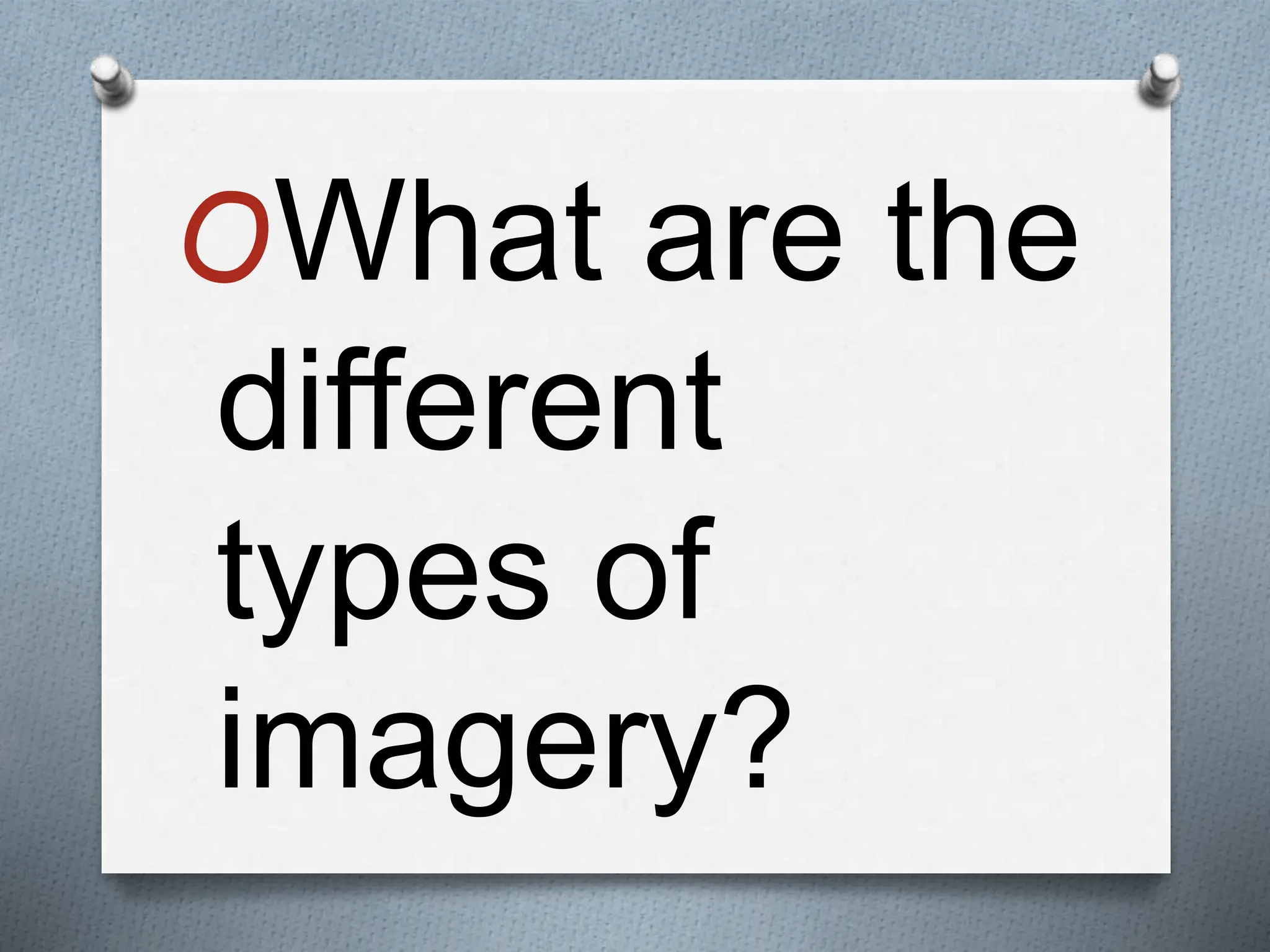 IMAGERY Powerpoint Presentation for Classroom Observation | PPTX