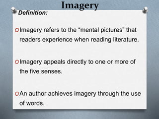 IMAGERY Powerpoint Presentation for Classroom Observation | PPTX
