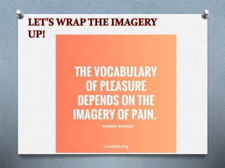 IMAGERY Powerpoint Presentation for Classroom Observation | PPTX