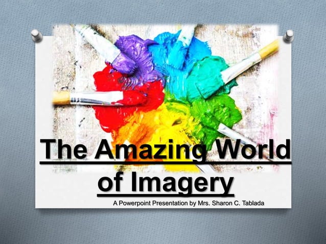 IMAGERY Powerpoint Presentation for Classroom Observation | PPTX