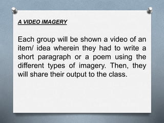 IMAGERY Powerpoint Presentation for Classroom Observation | PPT