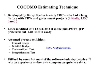 COCOMO MODEL | PPT
