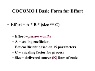 COCOMO MODEL | PPT