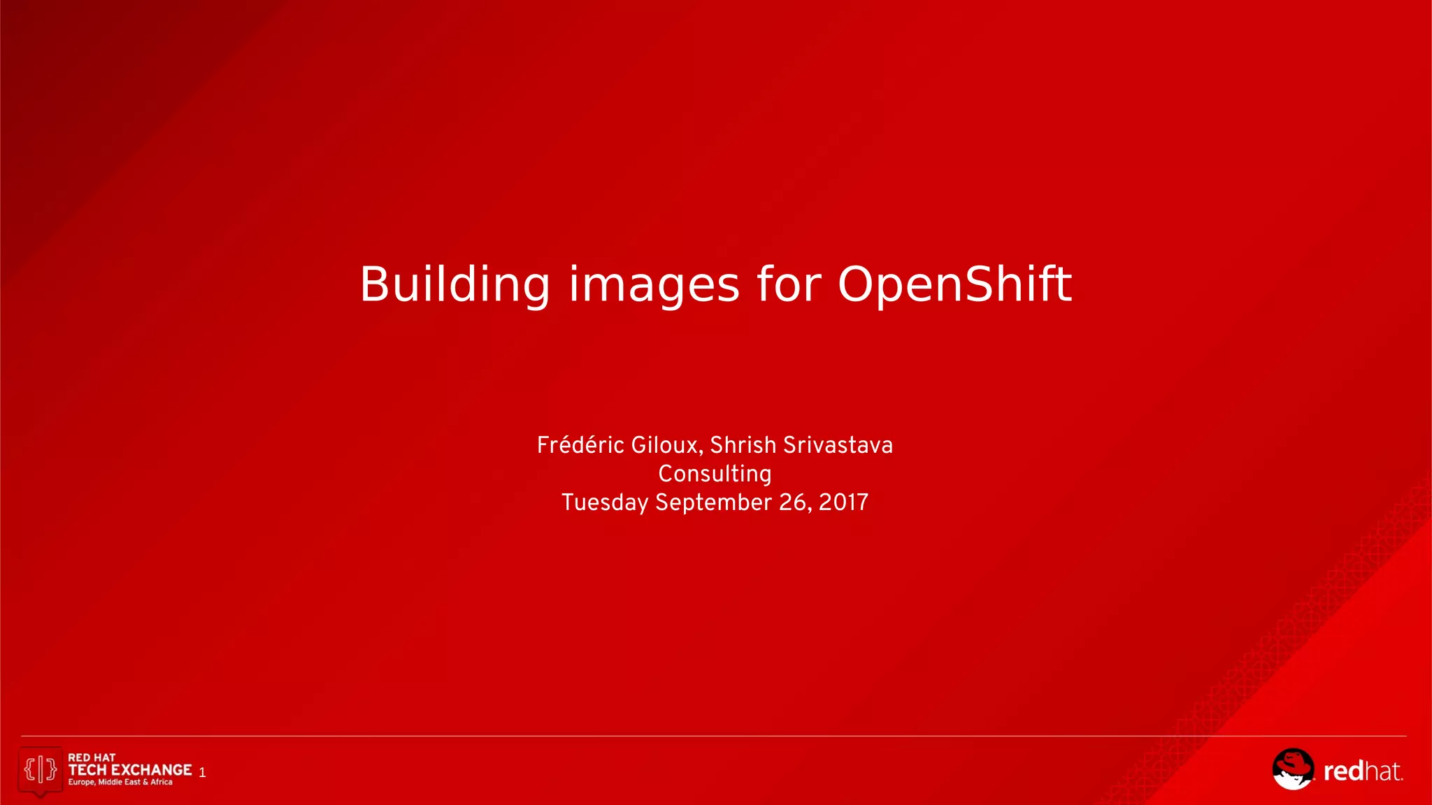Container images for OpenShift | PPT