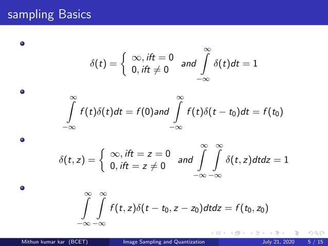 Image sampling and quantization | PDF