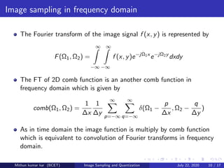 Image sampling and quantization | PDF