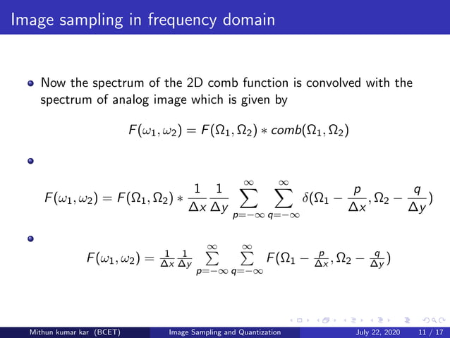 Image sampling and quantization | PDF