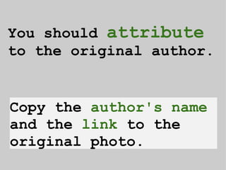 Images and copyright | PPT