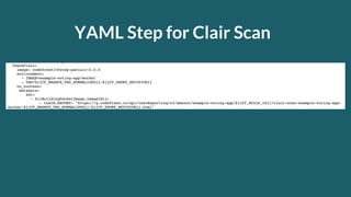 Image scanning using Clair | PPT