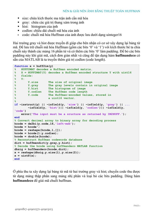 Images Compression Using Huffman Algorithm Matlab Pdf