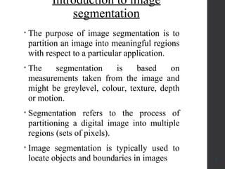 Image segmentation | PPT