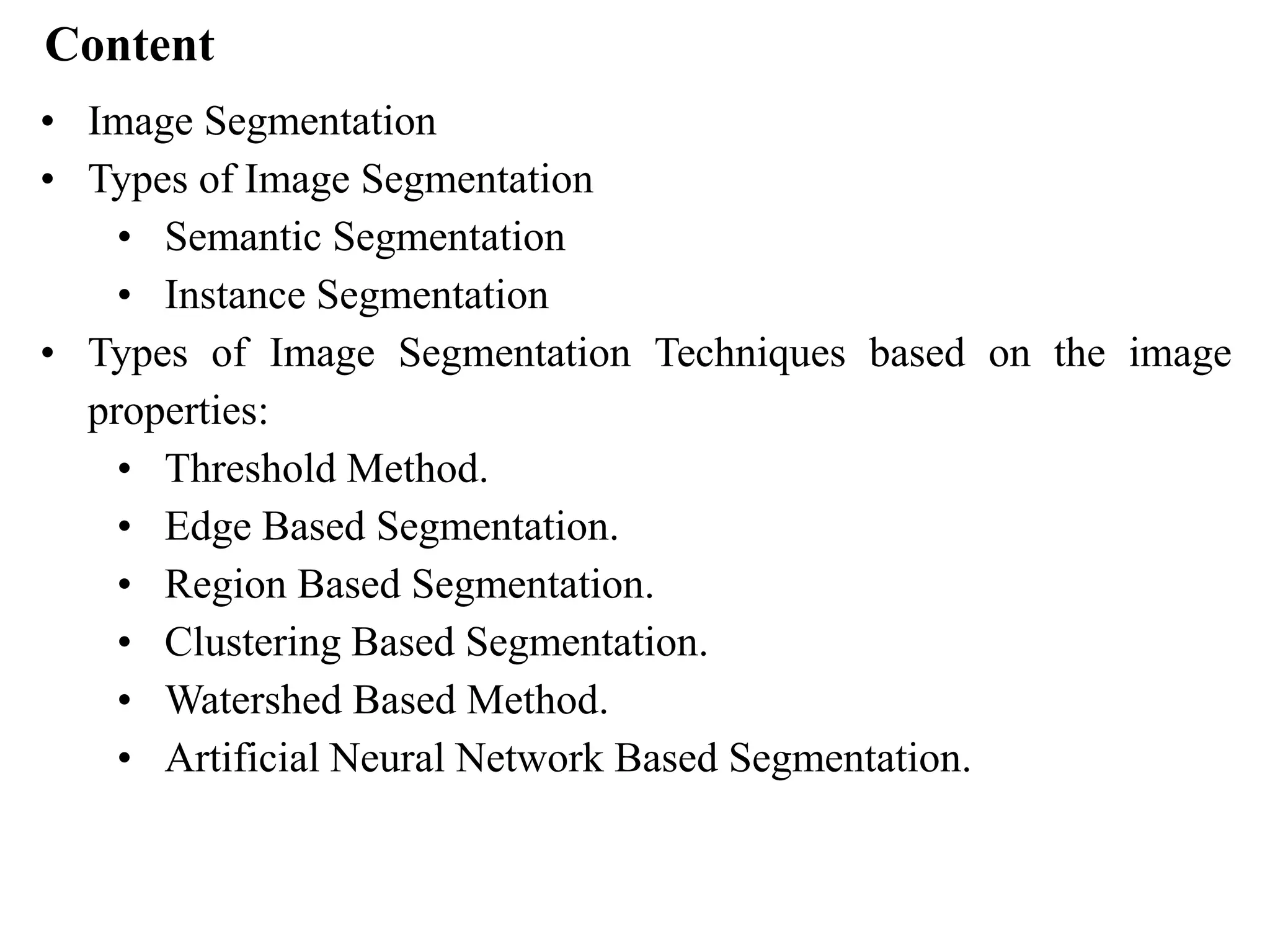 Image segmentation | PDF