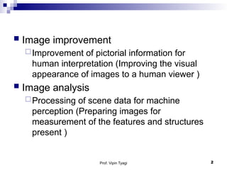 Image Segmentation by Professor Vipin Tyagi | PPT