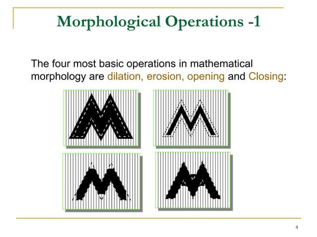 Image segmentation 3 morphology | PPT