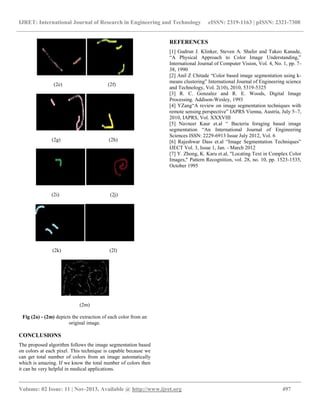 Image segmentation based on color | PDF