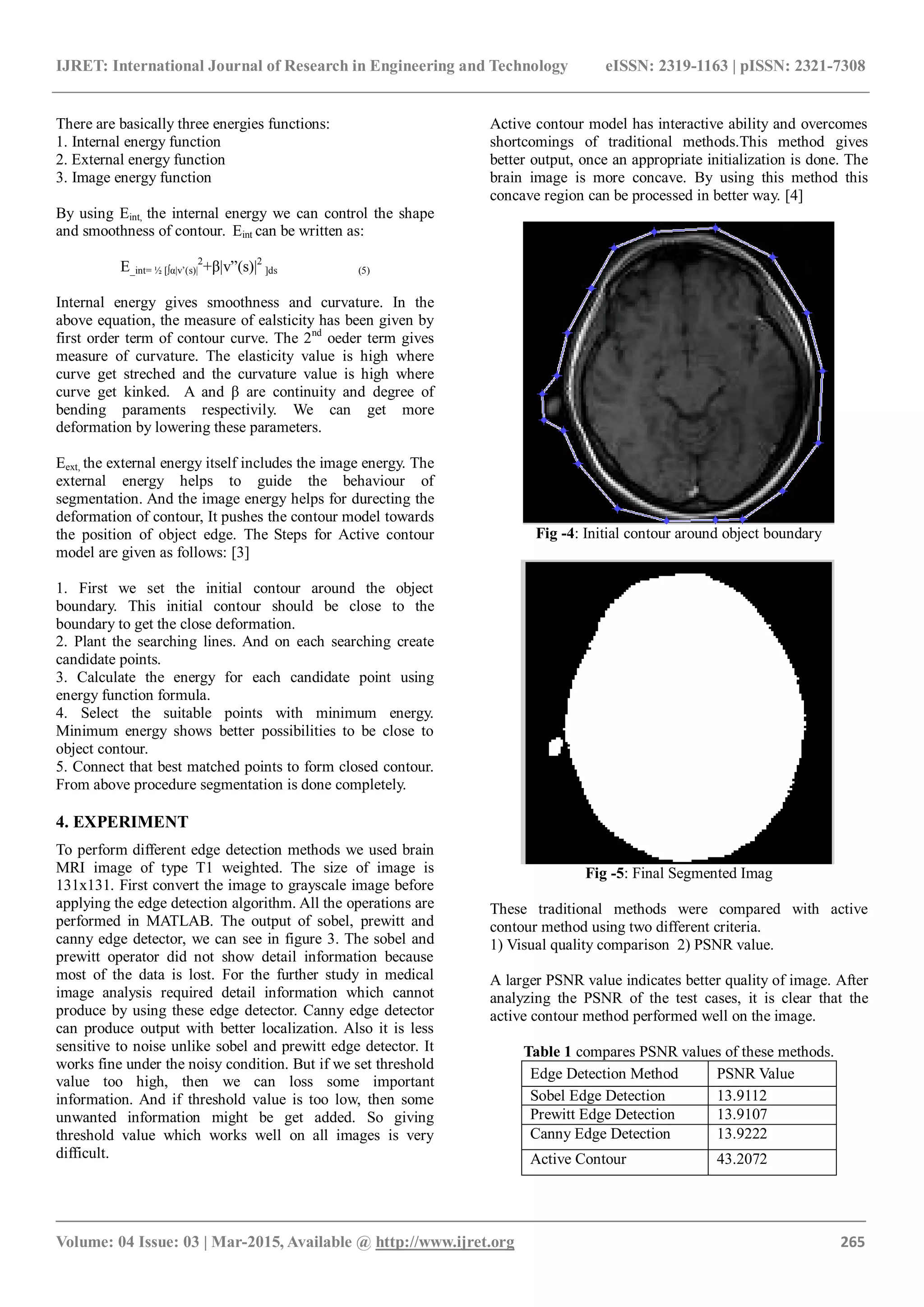Image segmentation methods for brain mri images | PDF