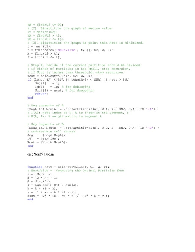 Image segmentation using normalized graph cut | PDF | 3-D Graphics | Computer Software and ...