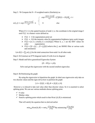 Image segmentation using normalized graph cut | PDF | 3-D Graphics | Computer Software and ...