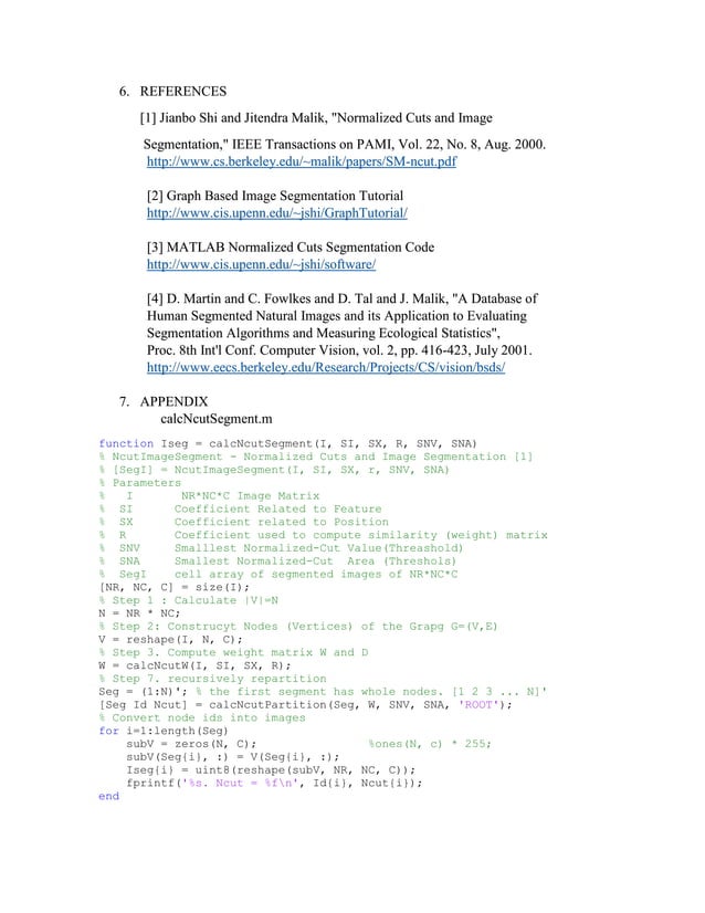 Image Segmentation Using Normalized Graph Cut Pdf 3 D Graphics Computer Software And