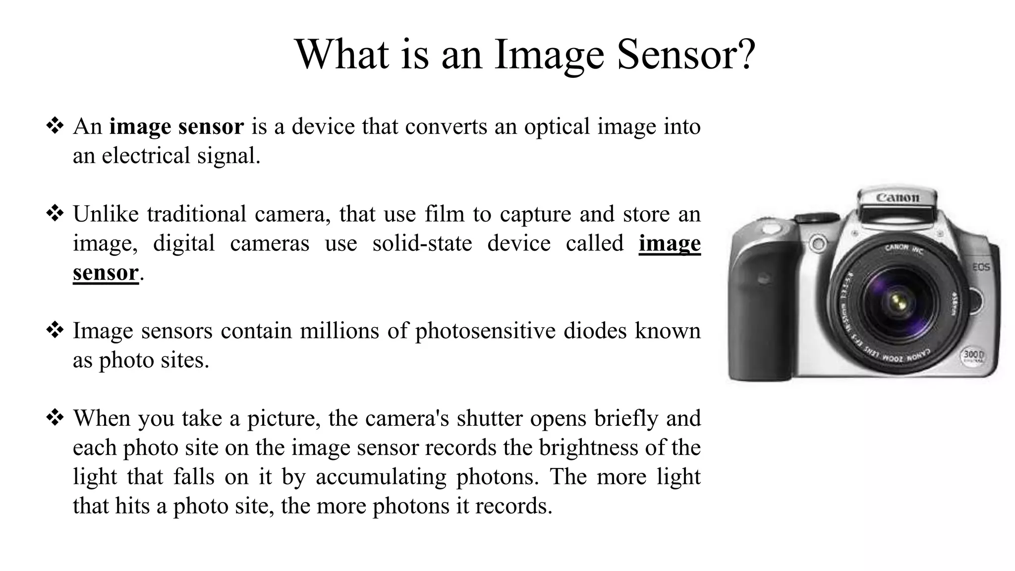 Image Sensor PPT | PPTX