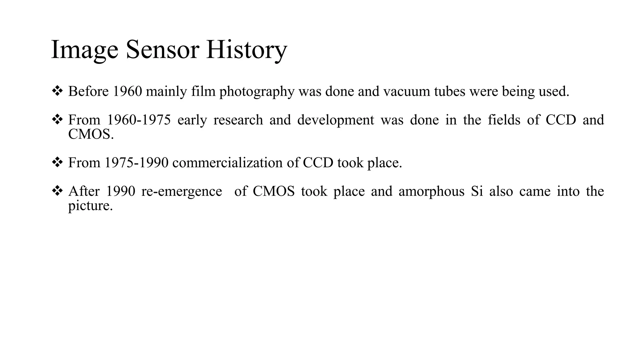Image Sensor PPT | PPTX