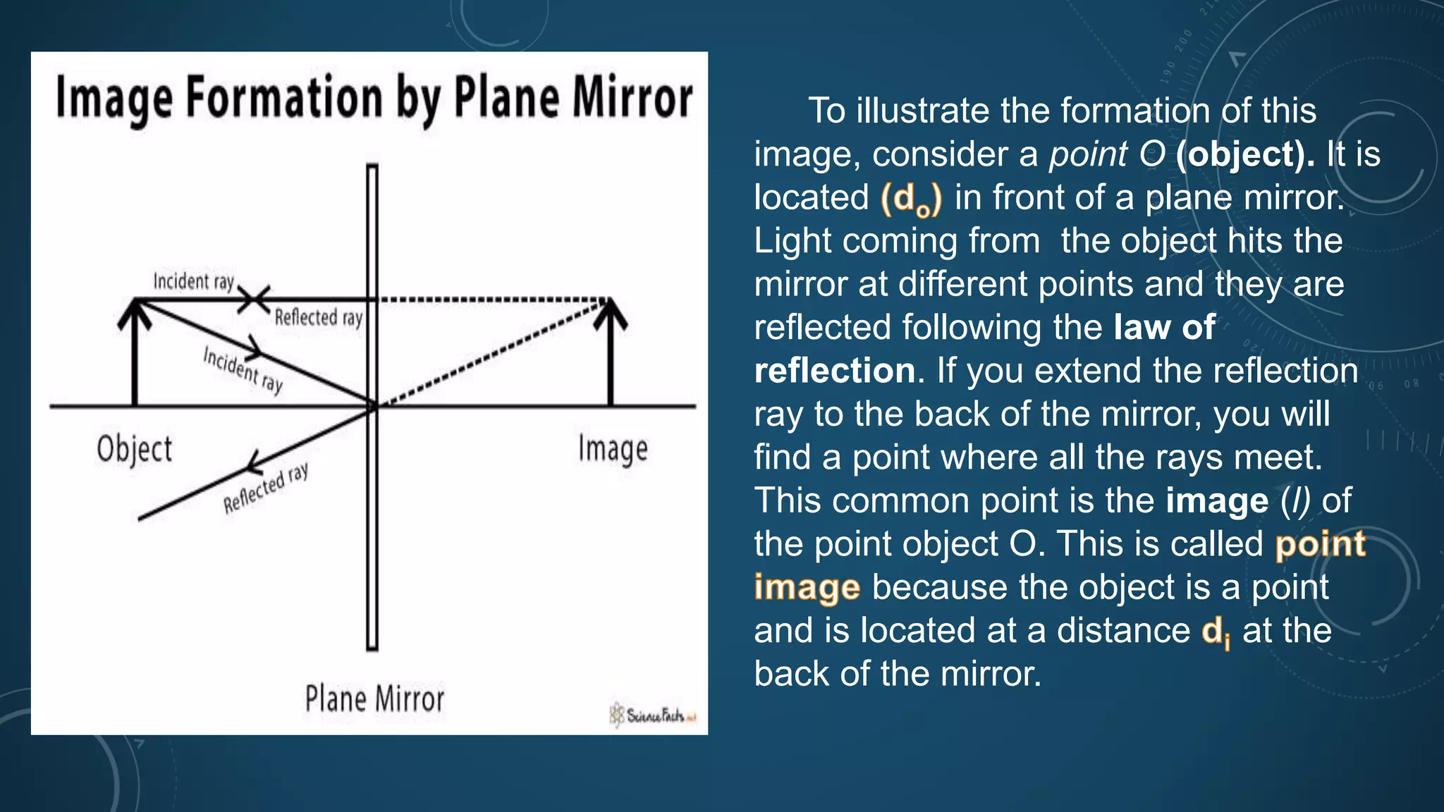 Images formed in a plane mirror | PPTX