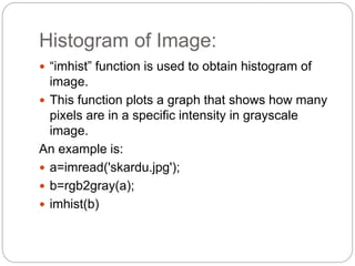 Images in matlab | PPT