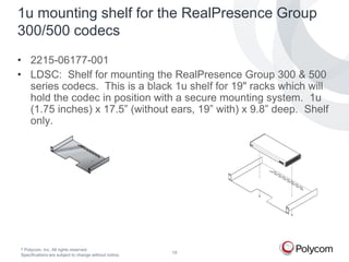 polycom , group series, setup, hardware | PPTX | Computer Peripherals ...