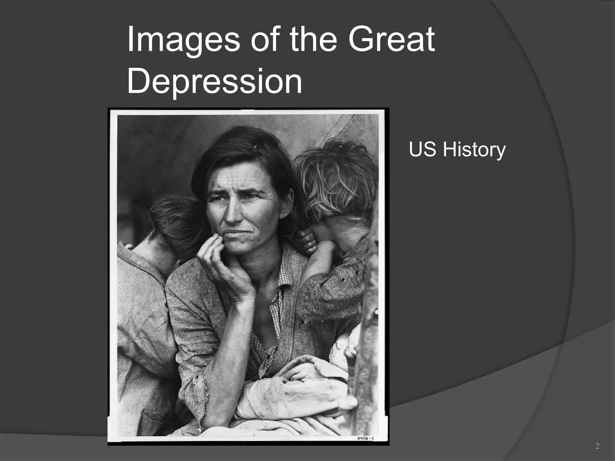 Images of the Great Depression | PPTX