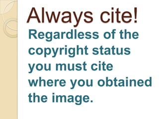 Citing and Saving Images on Powerpoint | PPT