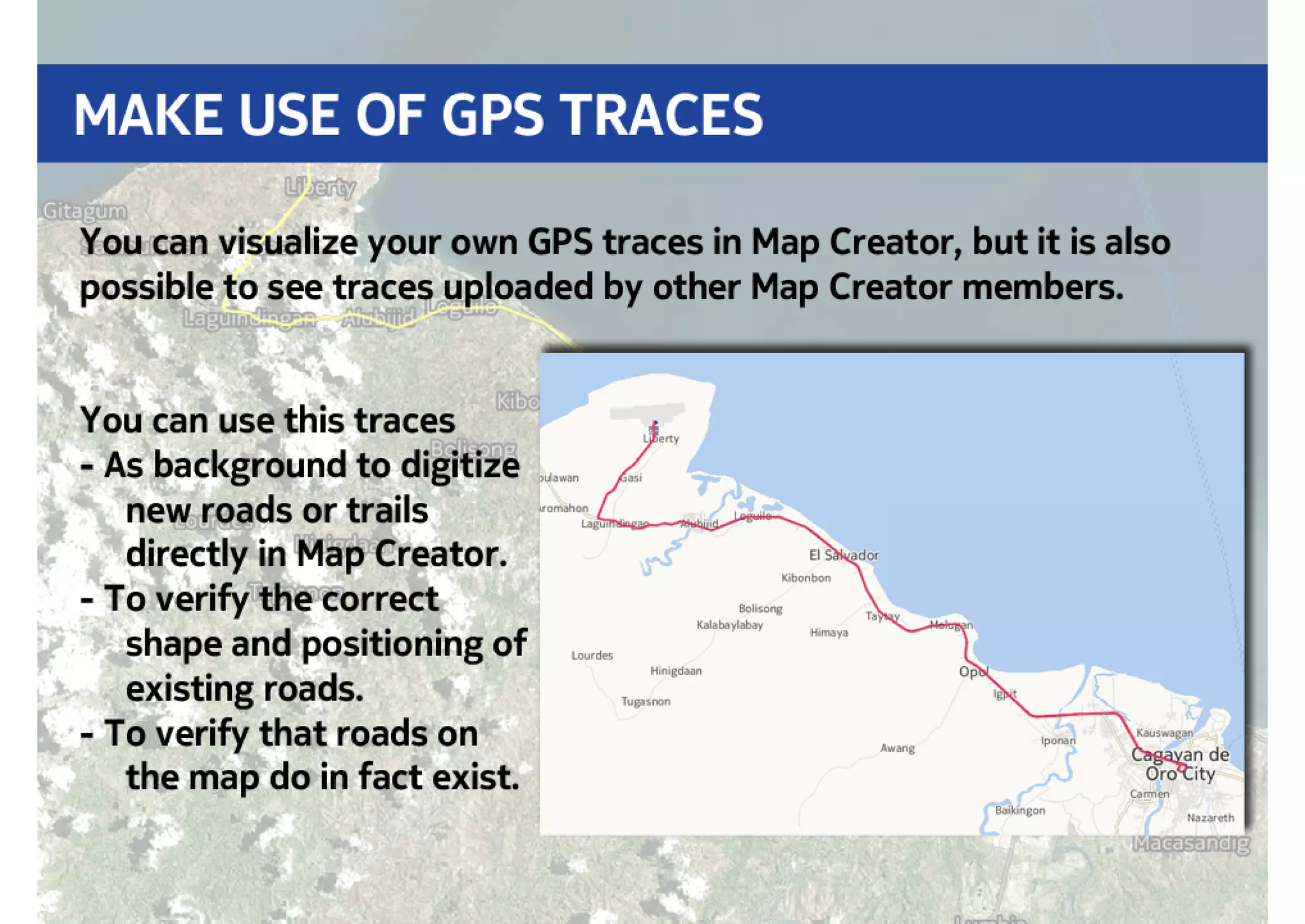GPS Traces in HERE Map Creator | PDF