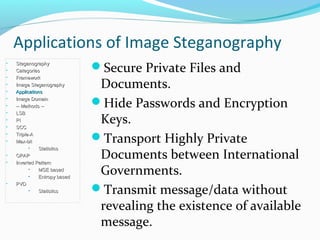 Image Steganography | PPT