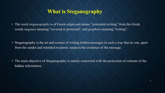 Image steganography and cryptography | PPT
