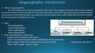 Image steganography in python with an ea | PPTX