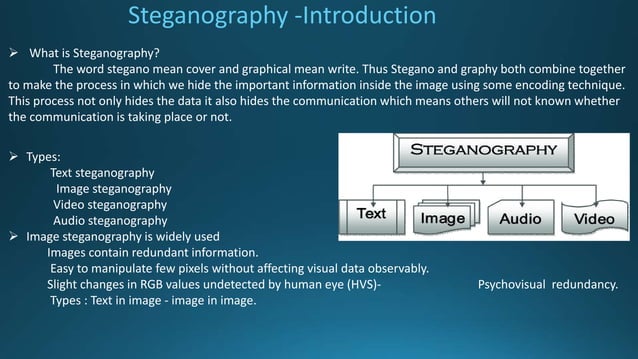 Image steganography in python with an ea | PPTX