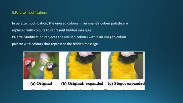 Image steganography in python with an ea | PPTX