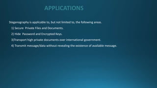 Image steganography in python with an ea | PPTX