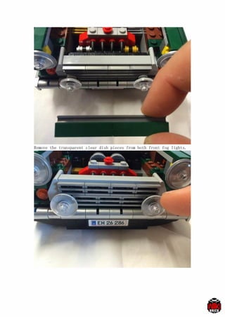 Manual Instruction for LEPIN LEDLIGHT MINI Cooper 21002 | PDF
