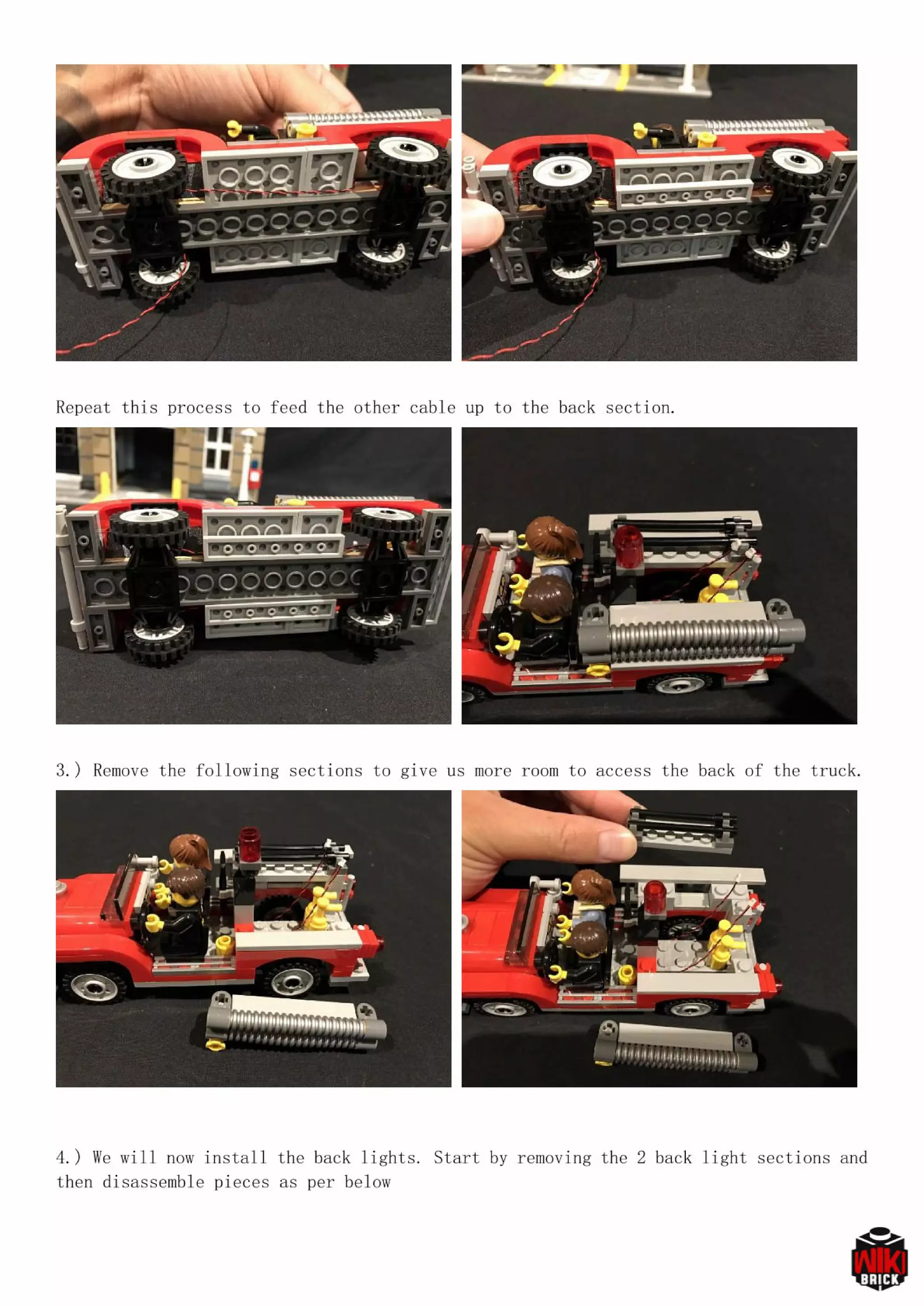 Manual Instruction for LEPIN LEDLIGHT Fire Brigade 15004 | PDF