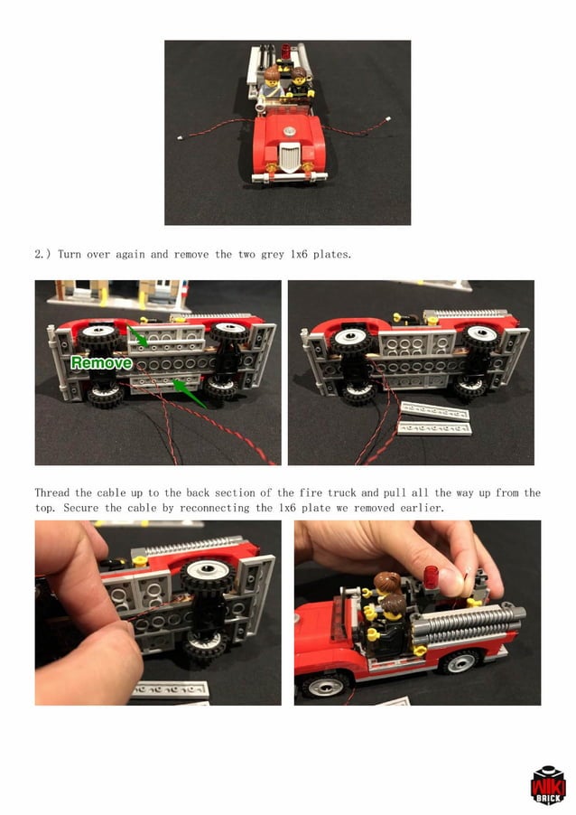 Manual Instruction for LEPIN LEDLIGHT Fire Brigade 15004 | PDF